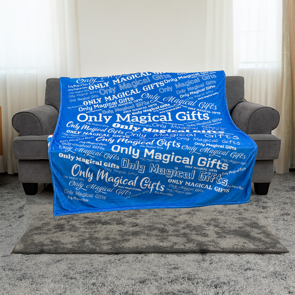 Customised Printed Blanket – Only Magical Gifts